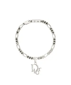 Dior Charms Chain Link Bracelet - White
