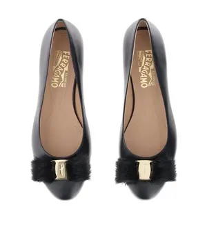 FERRAGAMO Round-toed Ballet Flats