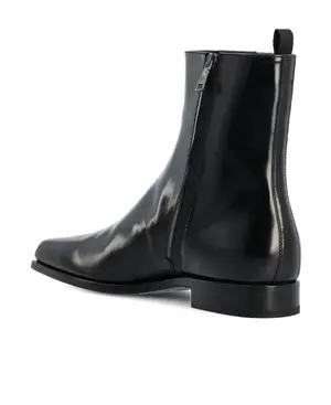 Prada Square-toed Ankle Boots