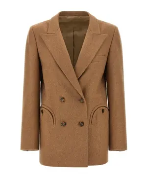 BLAZÉ MILANO Everyday Double-breasted Blazer - Beige