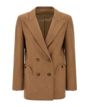 BLAZÉ MILANO Everyday Double-breasted Blazer - Beige
