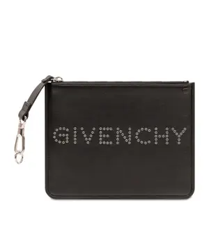 Givenchy Large Zipper Clutch - Black