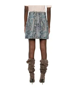 Etro Button-fastening Short Skirt