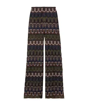 Missoni Crocheted Flared Pants - Black
