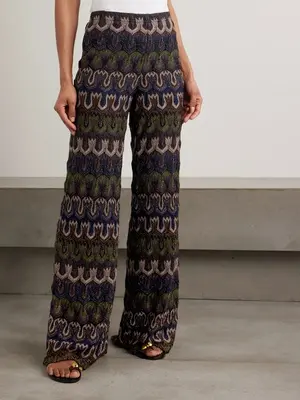 Missoni Crocheted Flared Pants