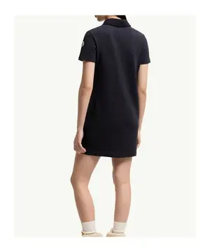 Moncler Cotton Piquet Polo Mini Dress