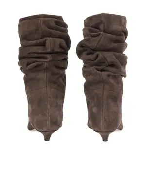 Amina Muaddi Square-toe Ankle Boots
