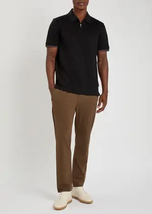 BOSS Close-knit Cotton Polo Shirt