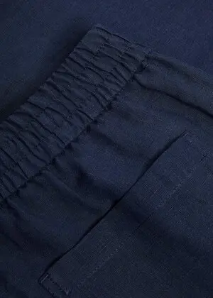 Sunspel Tapered-leg Linen Trousers