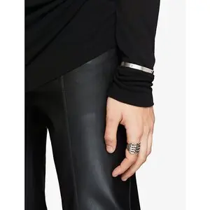 SERGE DENIMES Skeleton Hands Sterling Ring