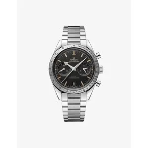 Omega Speedmaster Stainless Steel Manual Watch - Black