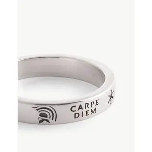 SERGE DENIMES Sterling And Cubic Zirconia Patriot Ring