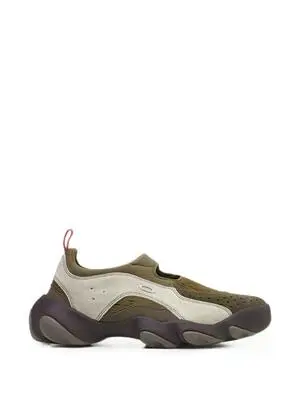 Oakley Suede Panel Sandals - Green