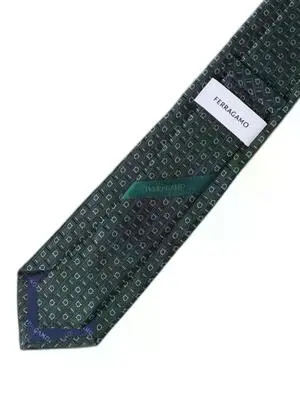 FERRAGAMO Gancini Jacquard Tie