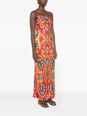 Farm Rio Floral Print Maxi Dress