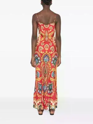 Farm Rio Floral Print Maxi Dress