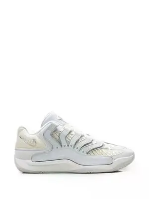 Nike Kd 18 Panelled Lace-up Basketball Sneakers - Grey