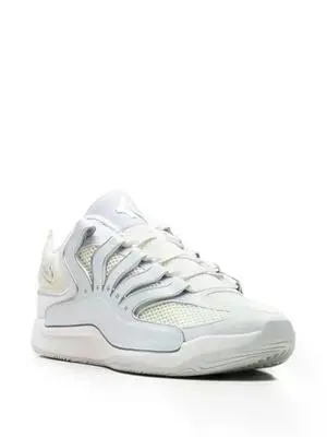 Nike Kd 18 Panelled Lace-up Basketball Sneakers - Grey