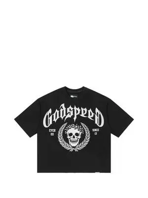 GODSPEED Victor Crest Graphic-print T-shirt - Black