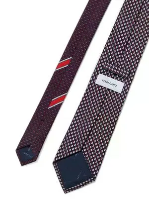FERRAGAMO Gancini Pegasus Print Tie