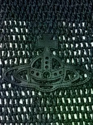 VIVIENNE WESTWOOD Orb Plaque Woven Tote Bag