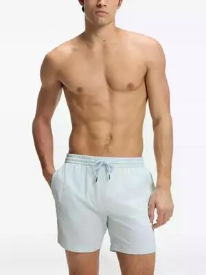 BOSS Seersucker Swim Shorts