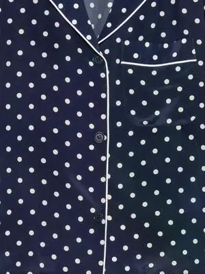 P.a.r.o.s.h Polka-dot Shirt With Piped Trim