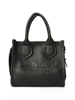LANCEL Grained Leather Shoulder Bag - Black