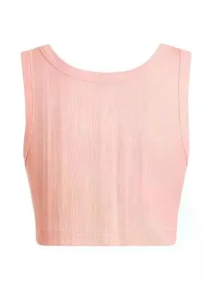 Dolce & Gabbana Cropped Tank Top With Logo