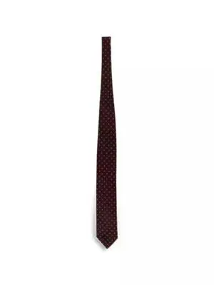 Zegna Brera Micro-floral Silk Jacquard Neck Tie