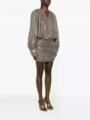 ROTATE BY BIRGER CHRISTENSEN Sequin-embellished Mini Dress