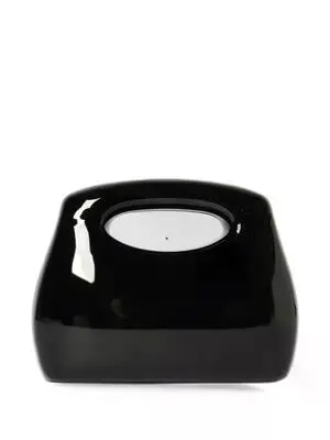 Emporio Armani Cut-out Clutch Bag - Black