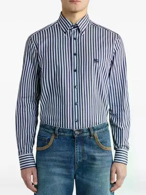 Etro Striped Button-down Cotton Shirt