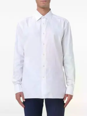 Zegna Poplin Cotton Shirt - White