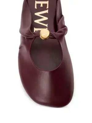 Loewe Pebble Leather Mules
