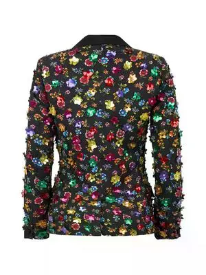 Moschino Floral Embroidered Blazer