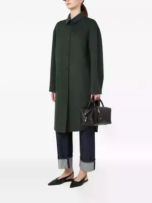 Max Mara Virgin Wool Button-down Coat