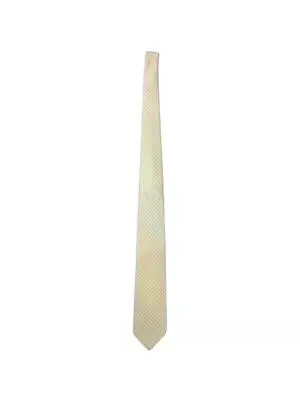FERRAGAMO Silk Geometric Pattern Neck Tie