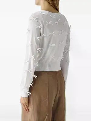 MEIMEIJ Bow-embellished Cardigan