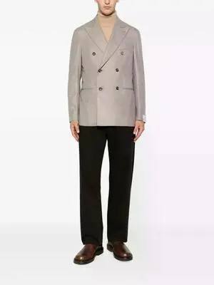 Caruso Aida Double-breasted Buttoned Blazer