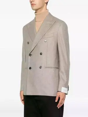 Caruso Aida Double-breasted Buttoned Blazer