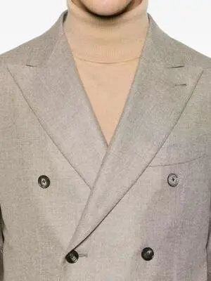Caruso Aida Double-breasted Buttoned Blazer