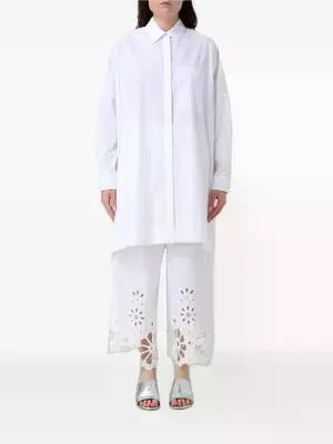 MEIMEIJ Poplin Cotton Shirt - Silver