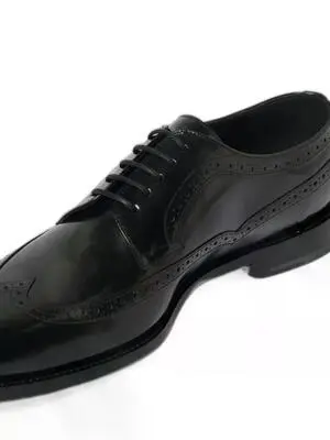 Manolo Blahnik Brogue-pattern Oxford Shoes