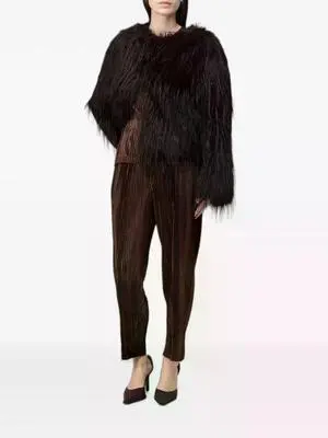 MEIMEIJ Plissé-effect Long-sleeve Top
