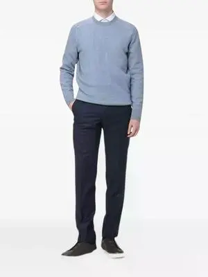 Zegna Wool Flannel Trousers