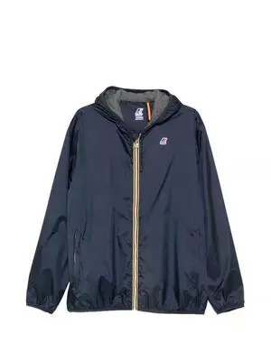 K-WAY Logo Patch Zip-up Jacket