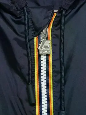 K-WAY Logo Patch Zip-up Jacket
