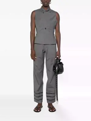 Coperni Drawstring Waist Buttoned Gilet