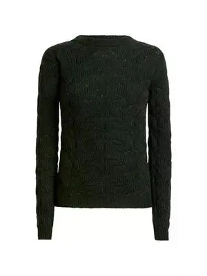 Etro Wool-blend Sweater With Paisley Detailing